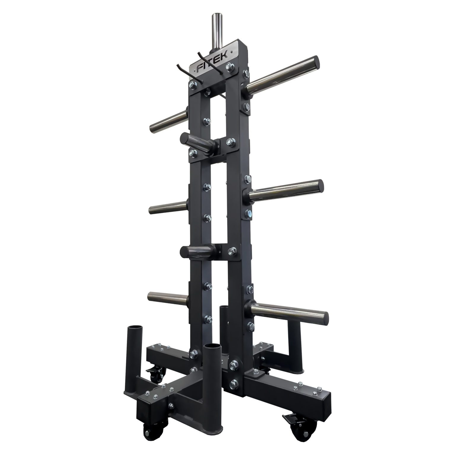 FITEK Heavy Duty Plates Tree | Mobile Weight Storage Rack