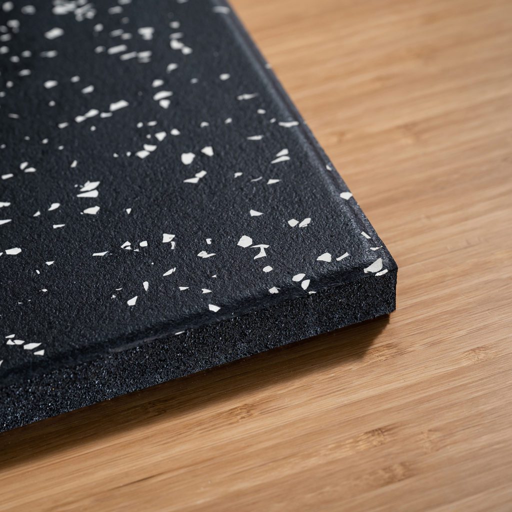 Premium 25mm Epdm Rubber Gym Mats With White Fleck Fitek