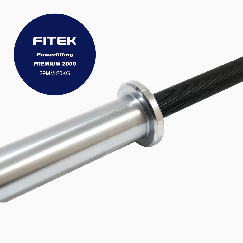 Hard Chrome Powerlifting Barbell | 20kg 210K PSI | FITEK