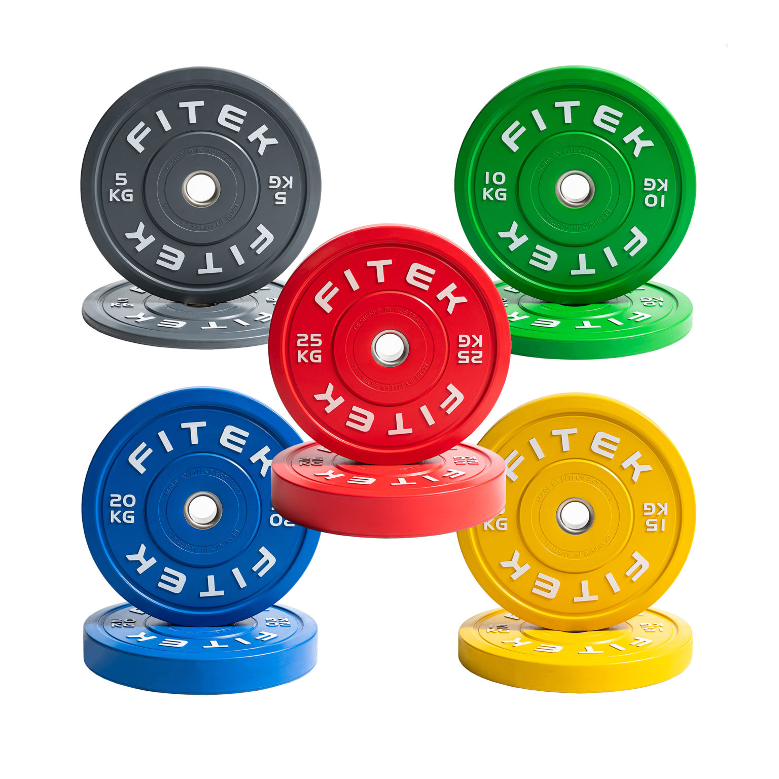 Ozilliant Virgin Rubber Colour Bumper Plates - FITEK