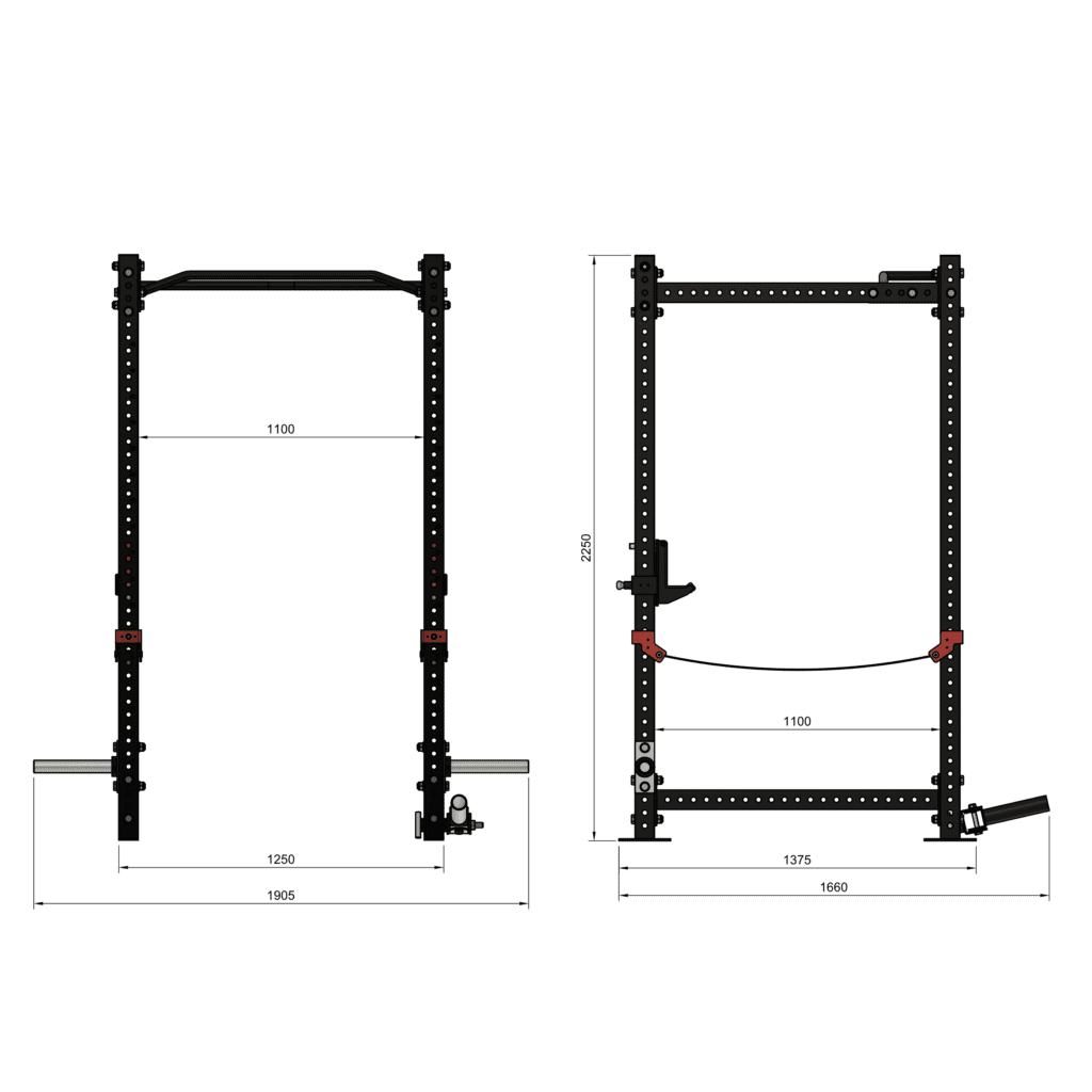 FITEK Lite Power Rack - FITEK