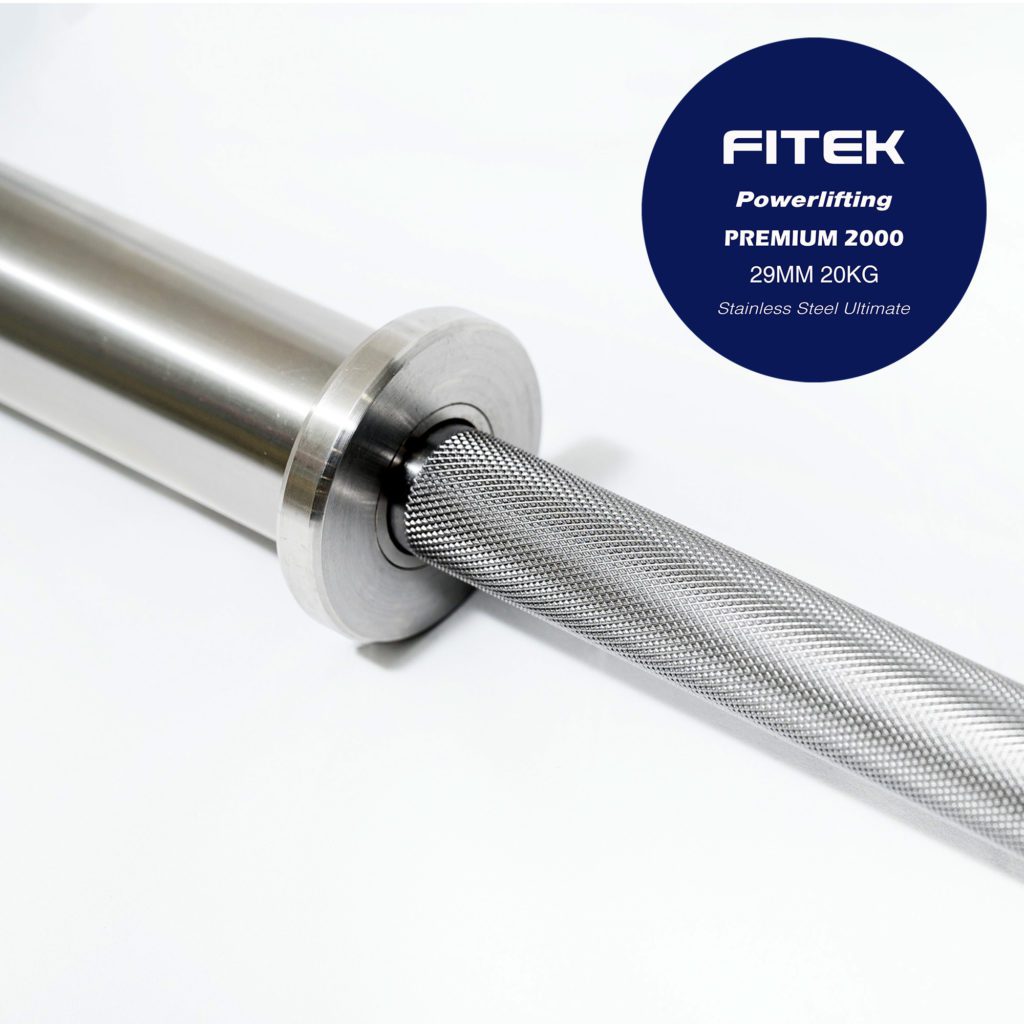 Ultimate Stainless Steel Powerlifting Barbell | 210K PSI | FITEK