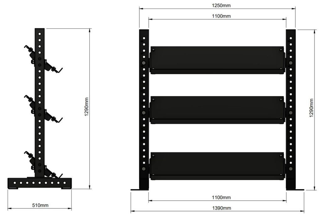 Dumbbell Storage Rack - FITEK