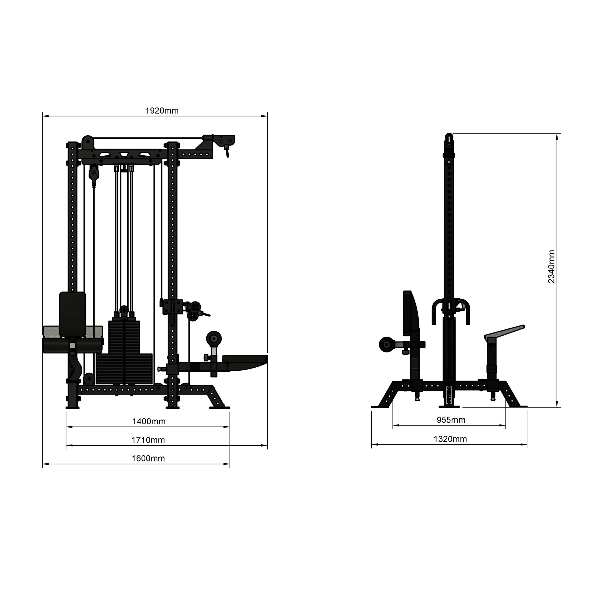 FITEK Cable Pulley Freestanding - FITEK