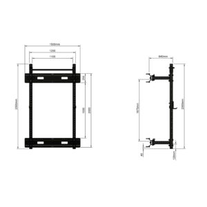 Wall Mount Folding Rack - FITEK