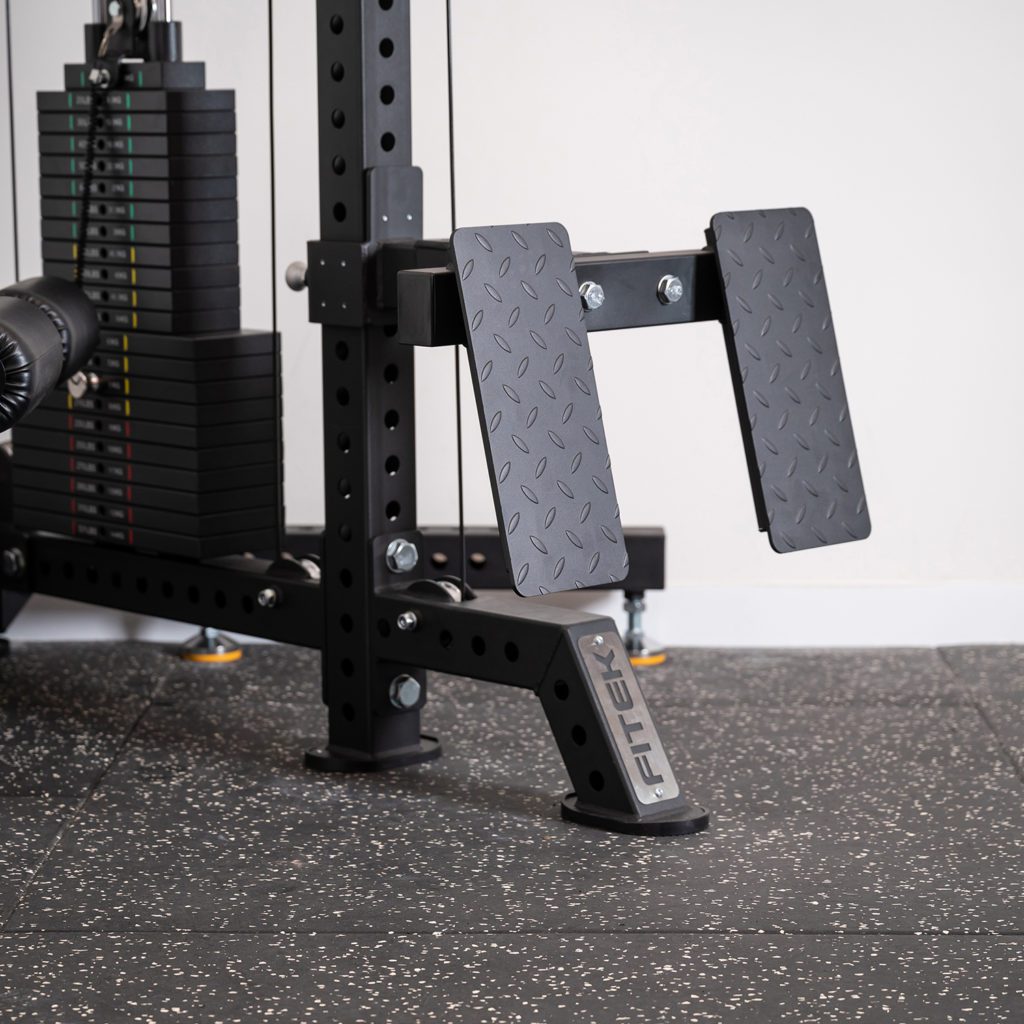 FITEK Power Rack Seated Row Foot Plate Attachment (75x75mm)