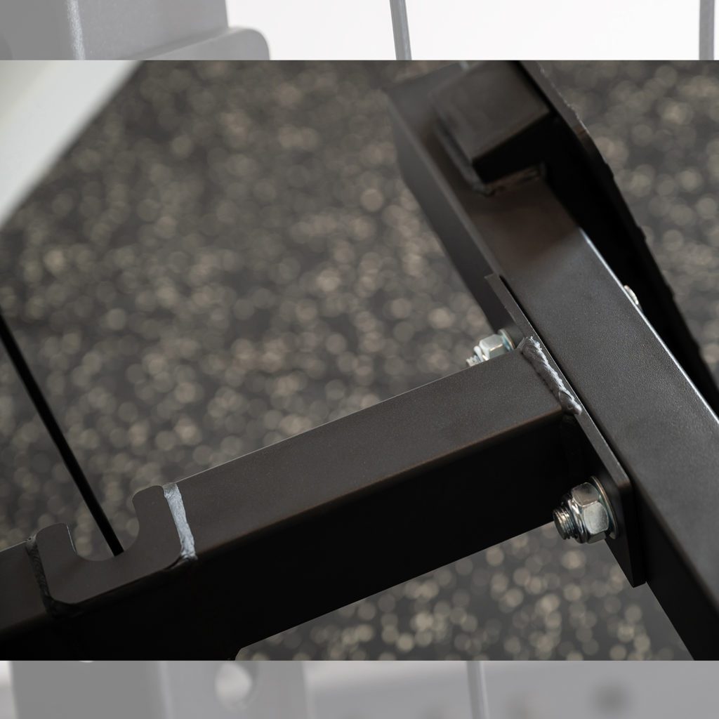 FITEK Power Rack Seated Row Foot Plate Attachment (75x75mm)