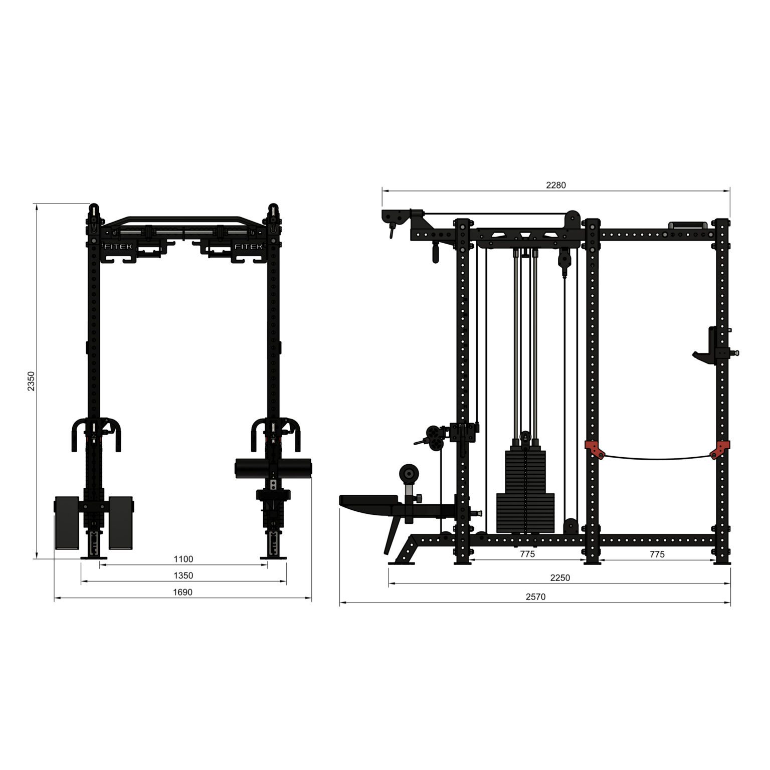 Maxi Rack MF775 PRE ORDER - FITEK