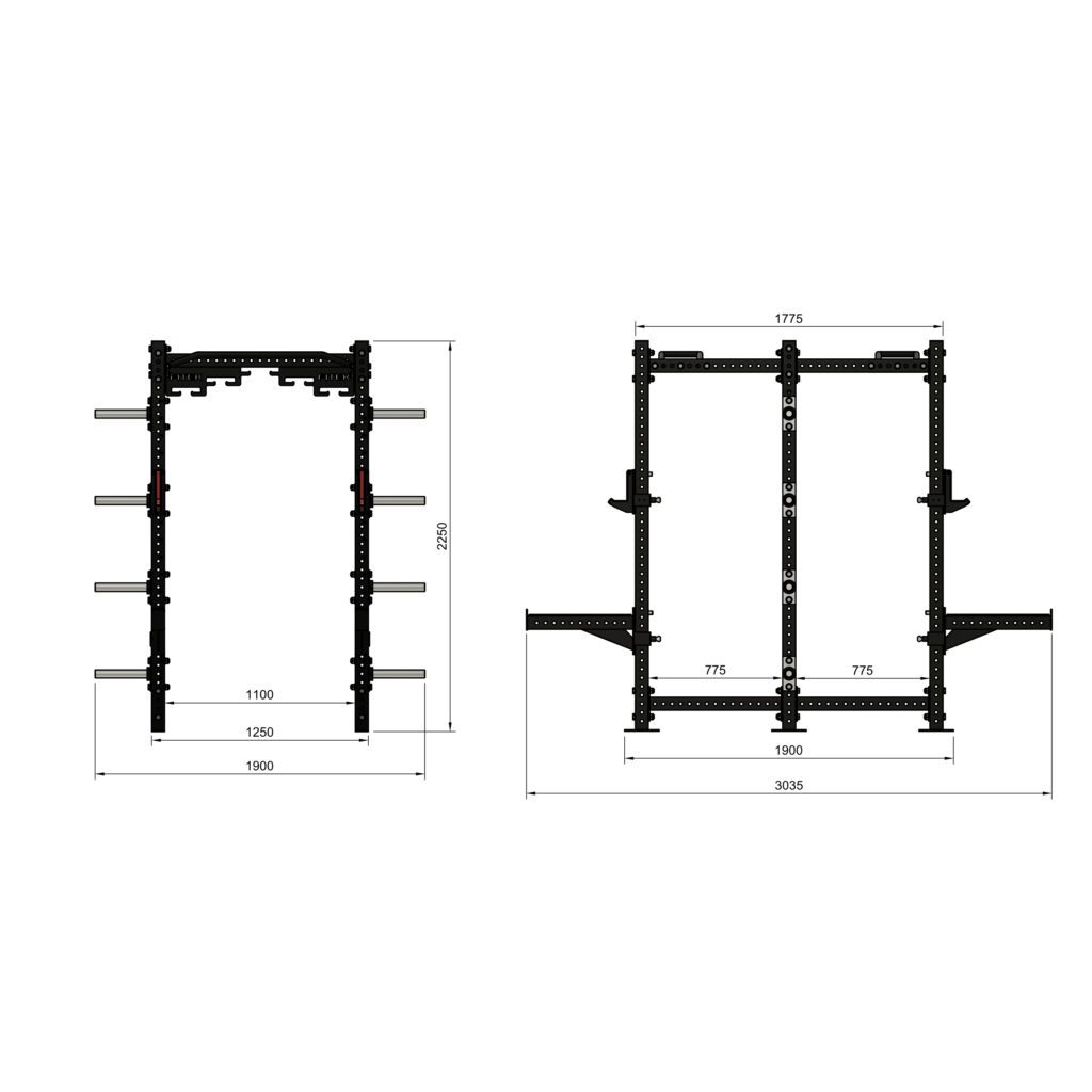 Dual Rack 3D1900 - FITEK