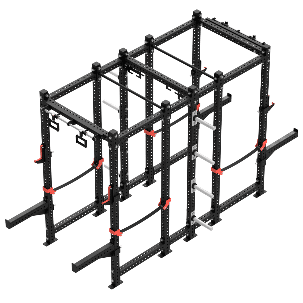 FITEK 5D2800 Dual Power Rack (75x75mm) Commercial Multi-Station