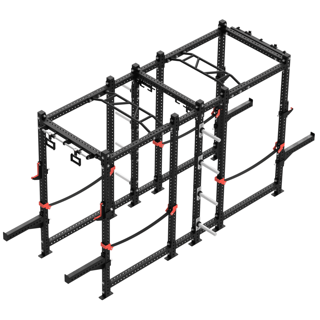FITEK 5D3450 Dual Power Rack (75x75mm) Commercial Multi-Station