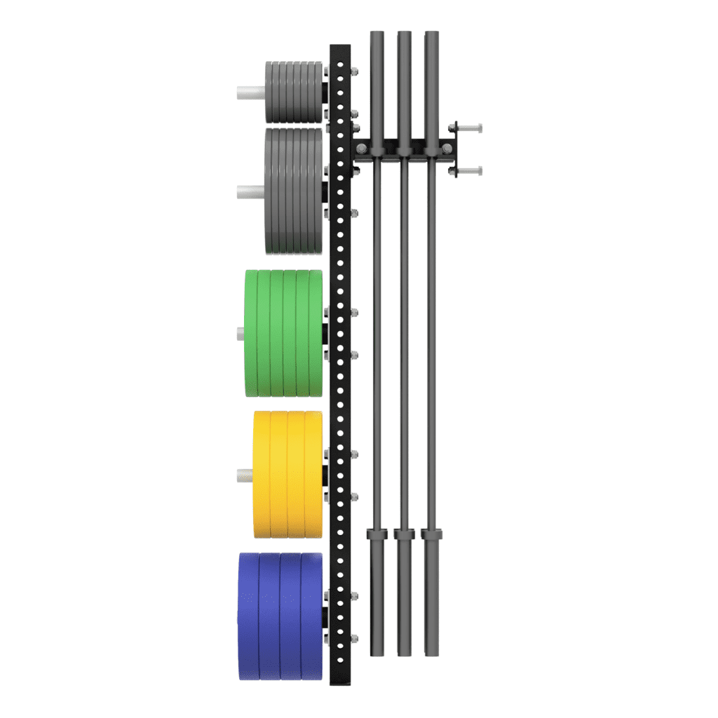Wall Mount Plates Barbell Storage Rack - FITEK